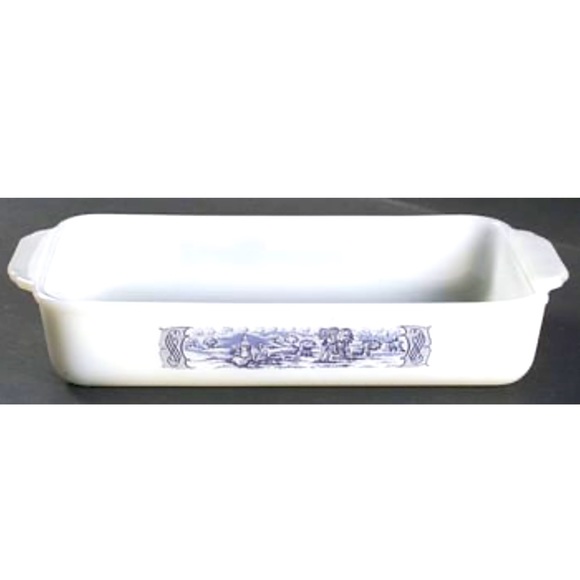 Currier & Ives | Dining | Square Ovenware Utility Pancurrier And Ives ...